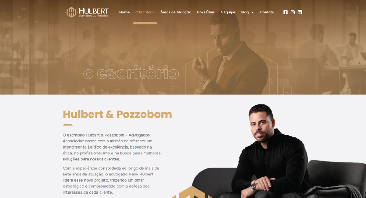 Conheça o Dr. Herik Hulbert | Hulbert & Pozzobom Adv.