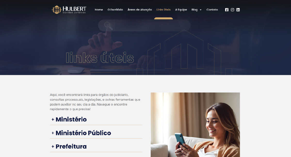 Links Úteis | Hulbert & Pozzobom Adv.